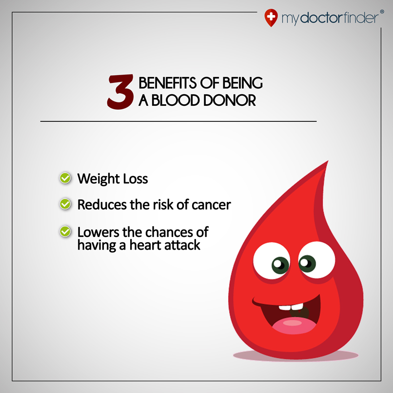 3 Health Benefits of being a Blood Donor