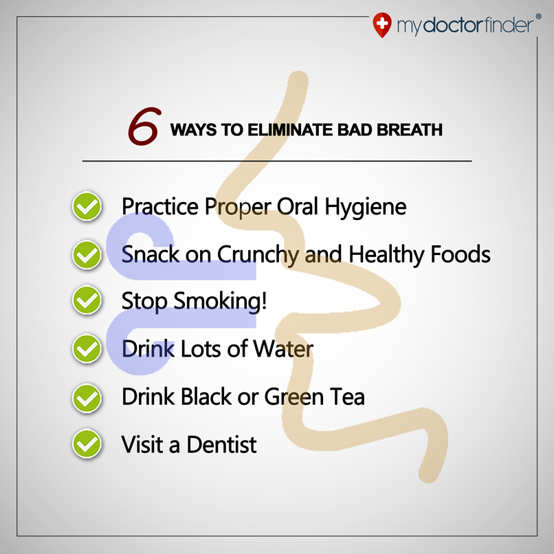 6 Ways to Eliminate Bad Breath