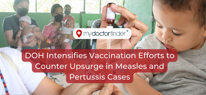 DOH Intensifies Vaccination Efforts in Measles and Pertussis Cases