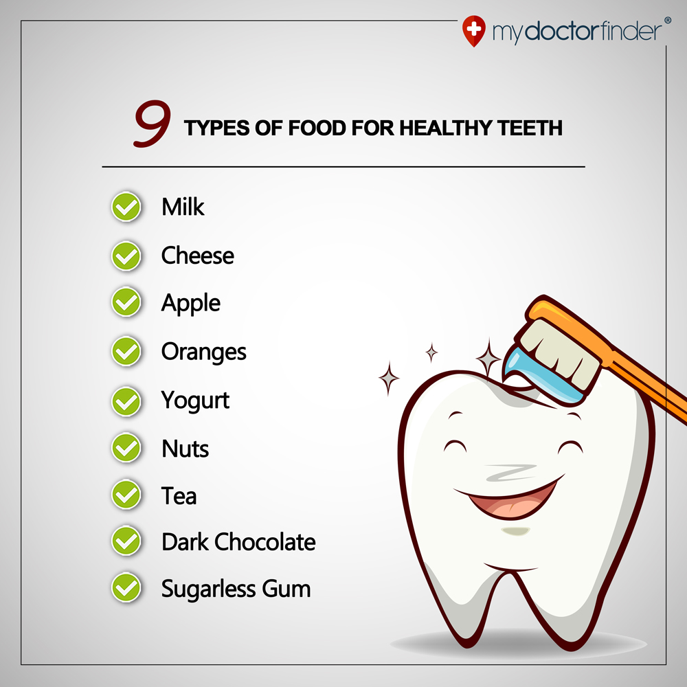 9 Types of Food for Healthy Teeth
